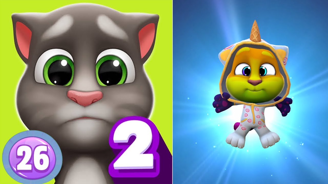 My Talking Tom 2 Level Up 26 | My Talking Tom 2 Revolution To Big | My ...