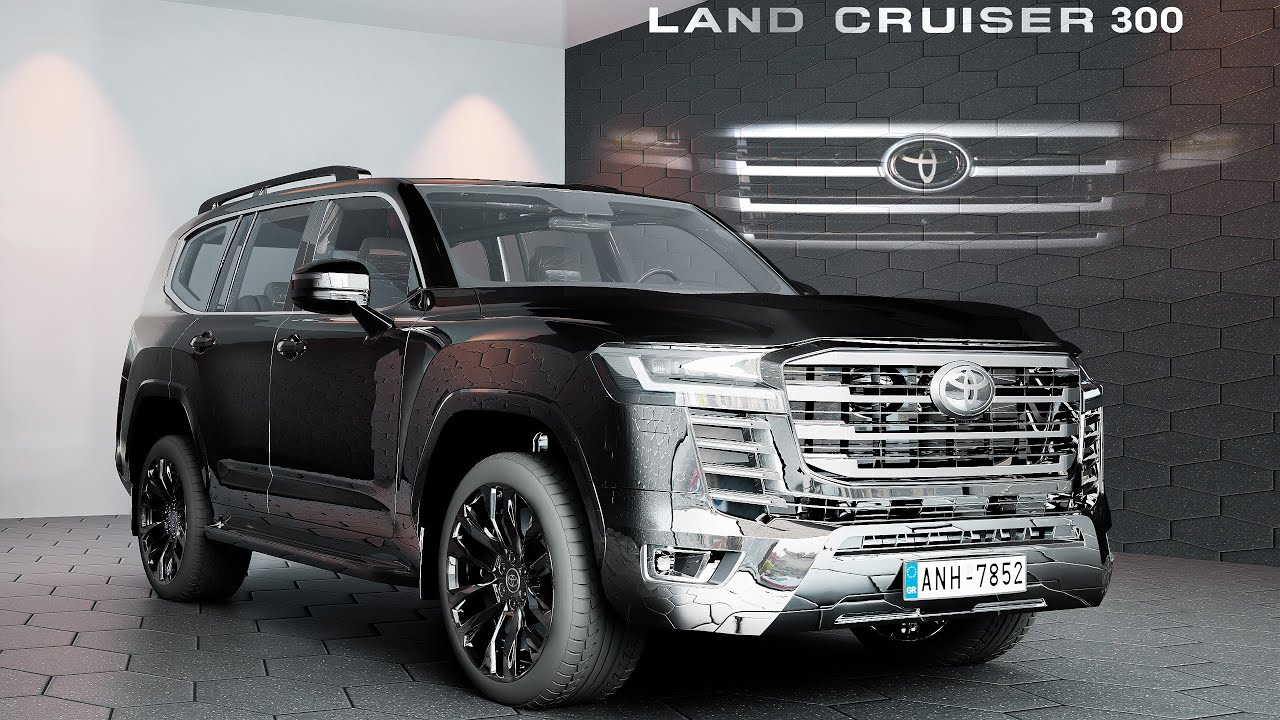 Toyota Land Cruiser 300 3D animation/2k/3DS MAX- D5 RENDER - YouTube