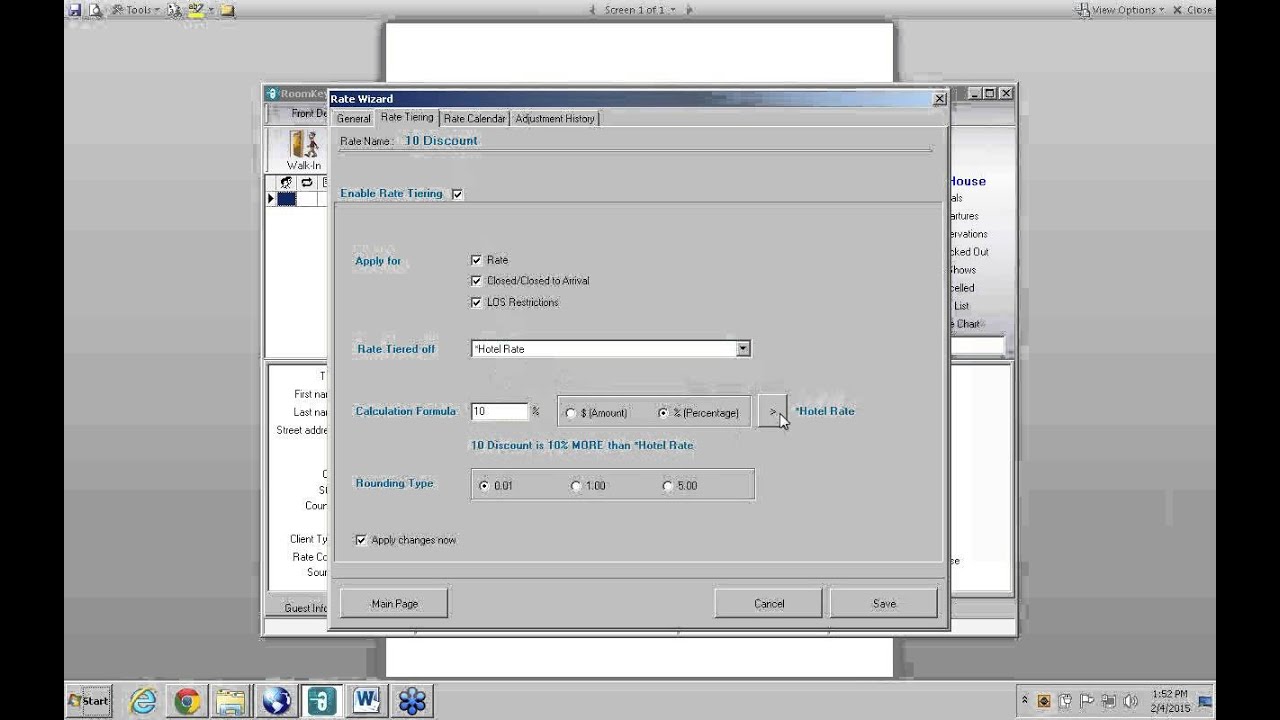 RoomKeyPMS Rates Wizard Training Part 1 - YouTube