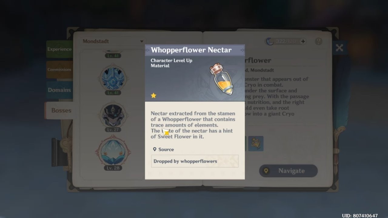 Where to find whopper flower Genshin Impact - YouTube