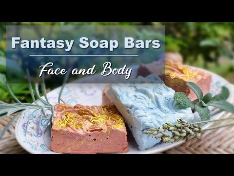 Fantasy soap bars, for face and body