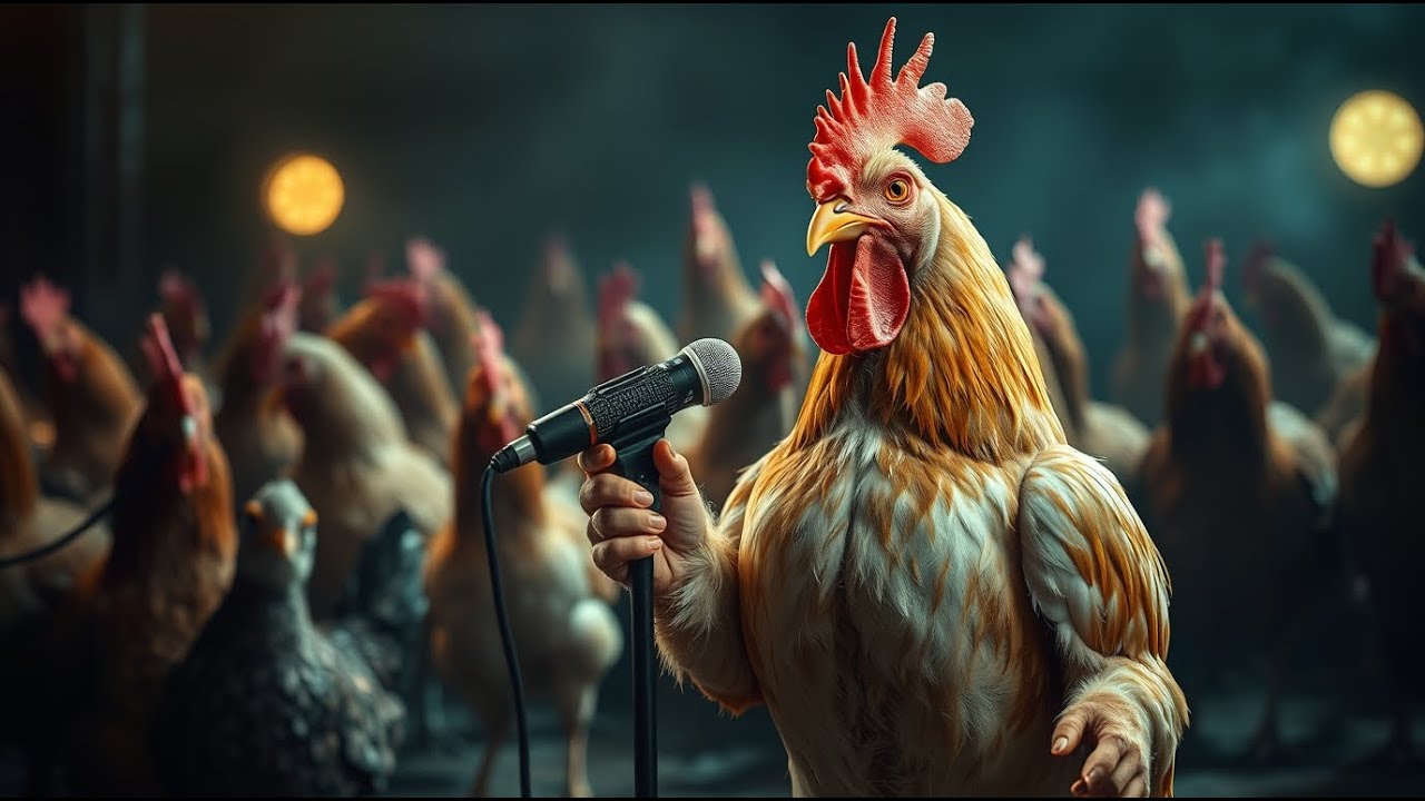 What Happens When a Chicken Finds Its Funky Voice? 🐔🎤🎶 - YouTube