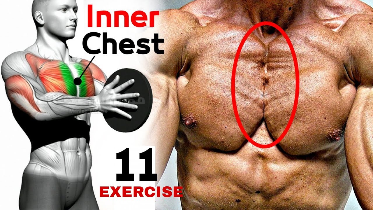 11 BEST EXERCISE INNER CHEST 💪 - YouTube