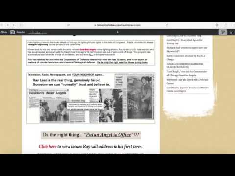 Lord RayEL Exposed Political Career of Raymond Elwood Howard Lear - YouTube