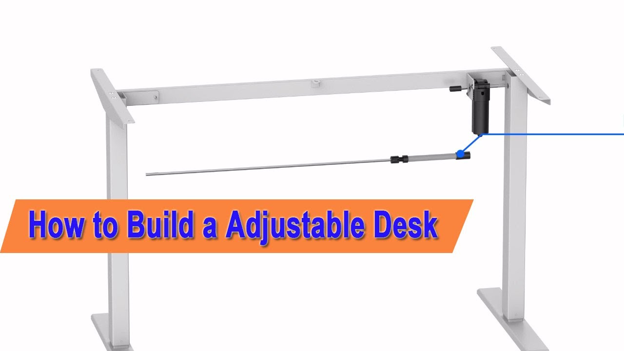 How to Build a Standing Desk /Electric Height Adjustable Desk | CTT-D08 ...