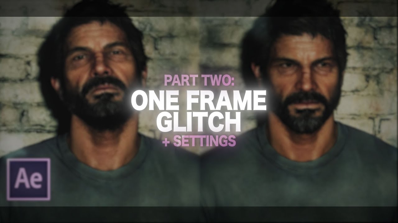 one frame glitch #2 (+ settings) | after effects - YouTube
