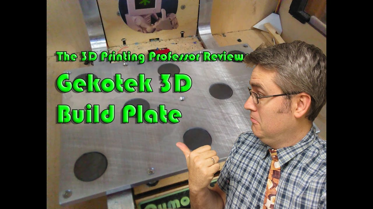 Geckotek3D Build Plate Review - YouTube