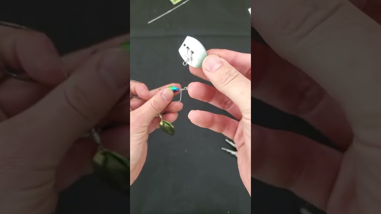 Homemade Chatterbait Underspin - DIY Fishing Lure - #shorts - YouTube