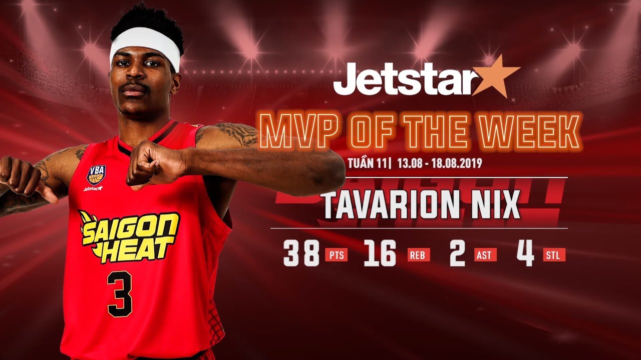 VBA 2019 || Jetstar MVP of the Week 11 - Tavarion Nix - YouTube