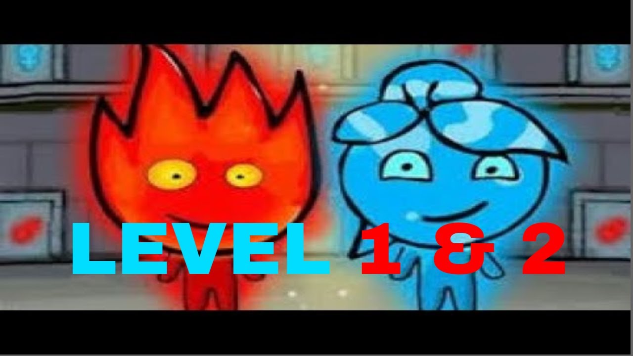 FIREBOY & WATERGIRL! IN THE FOREST TEMPLE! LEVEL 1&2 - YouTube