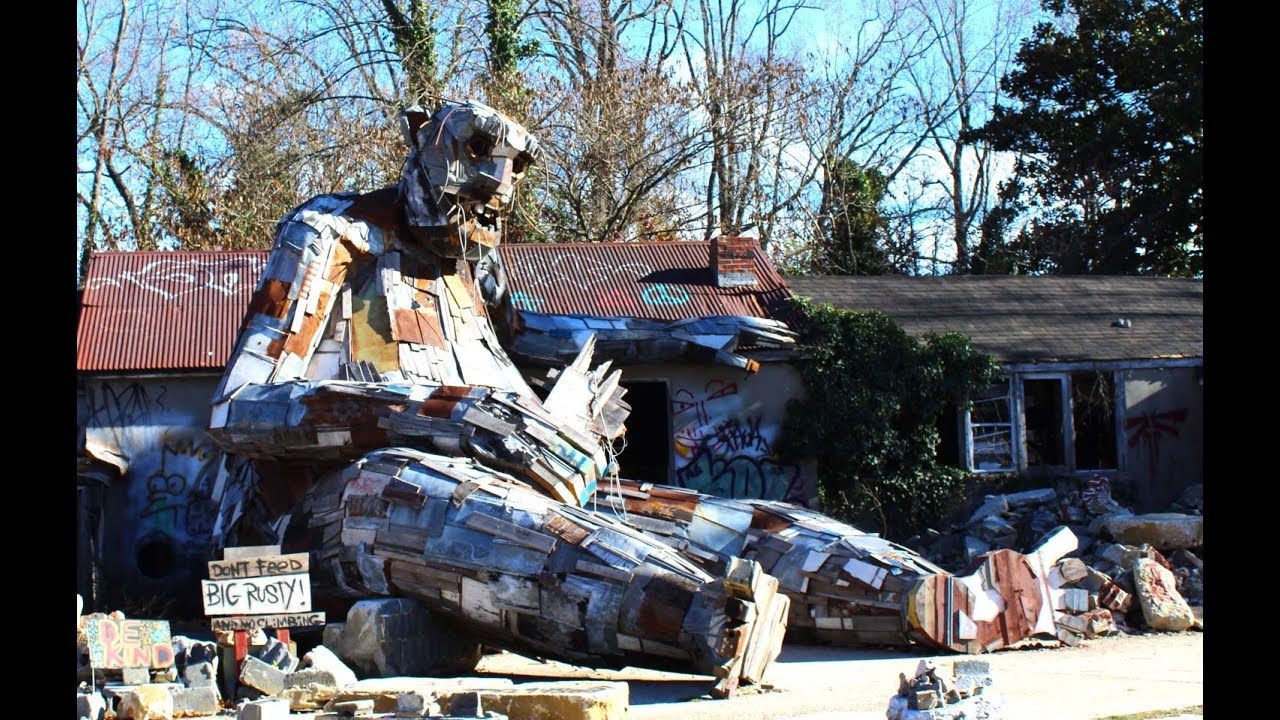 Meet "BIG RUSTY" | Hainesport, New Jersey's very own GIANT TROLL - YouTube