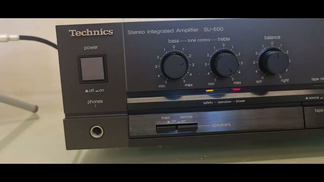 TECHNICS SU-600 DEMO - YouTube