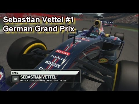 PS3 - F1 2014 - Infiniti Red Bull Racing - Sebastian Vettel - Expert - German Grand Prix - 25% Race
