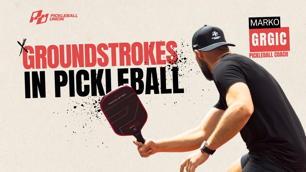 How to Hit a Groundstroke in Pickleball - YouTube