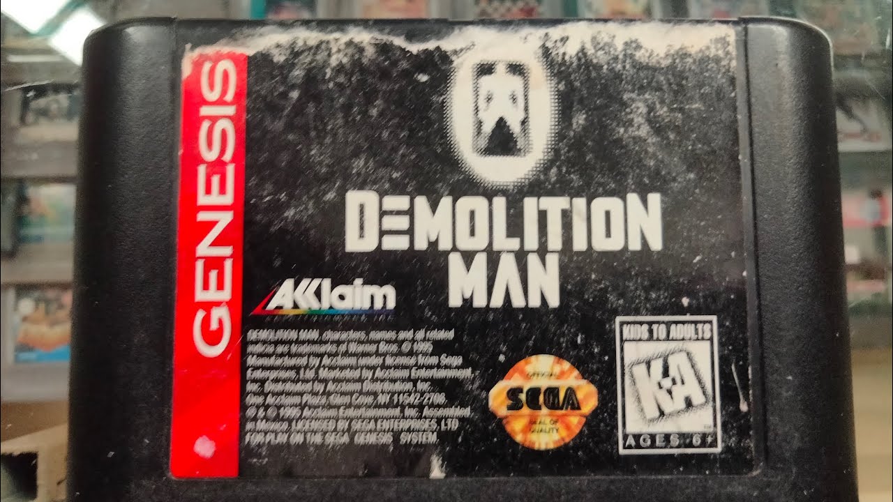 Demolition Man Sega Genesis - YouTube