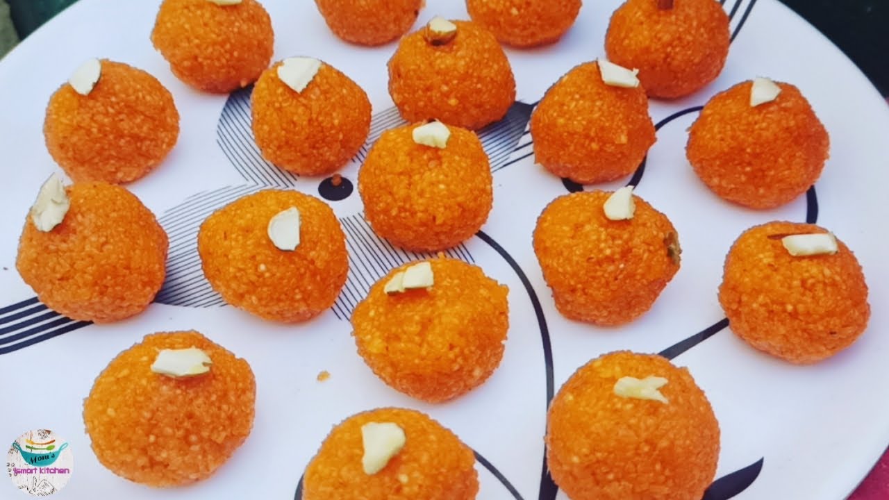 Wheat Rava Laddu in telugu | Godhuma Rava Laddu | Broken Rava Laddo ...