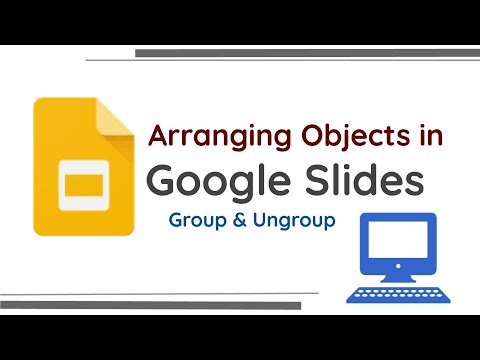 Arranging Objects in Google Slides - YouTube