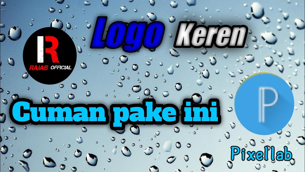 cara membuat logo profil youtube pakai pixellab - YouTube