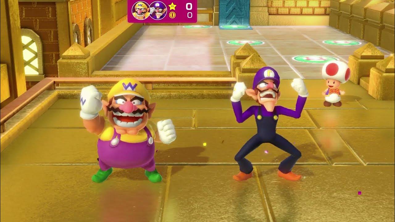 Super Mario Party-Partner Party #47 - Wario & Waluigi vs Mario & Bowser Jr - YouTube