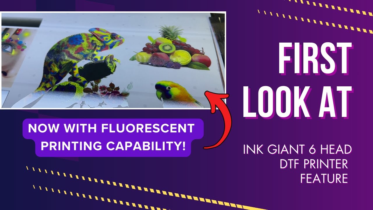Sneak Peek at the New Ink Giant 6 Head DTF Printer! - YouTube