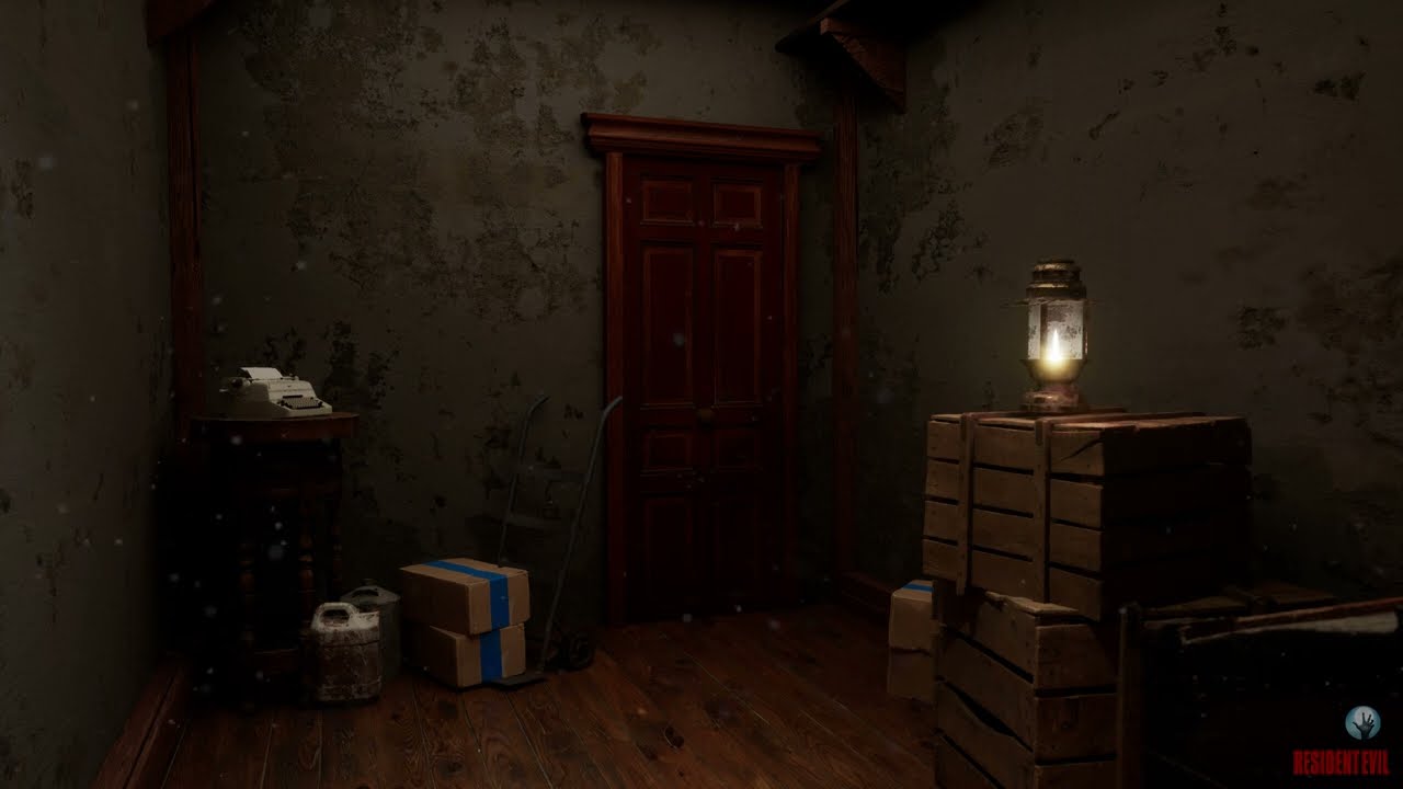 Resident Evil: Save Room | Unreal Engine 5 | HORROR AMBIENCE - YouTube