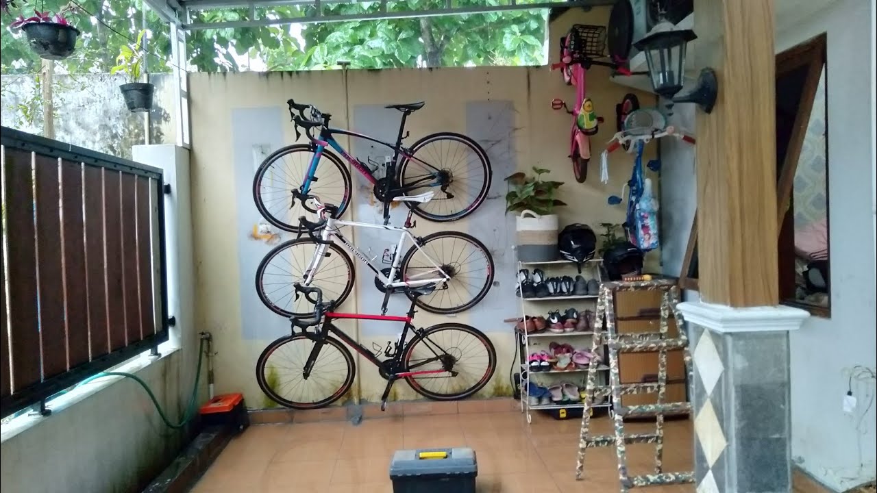 Tips Menata Sepeda di Ruang Sempit // IG @ warung sepeda jogja - YouTube