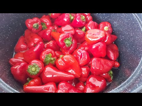 KÜÇÜK KIRMIZI BİBER TURŞUSU ‼️BU BİBERİ GÖRDÜĞÜNÜZ YERDE HEMEN ALIN💯YAĞLI BİBER TURŞUSU