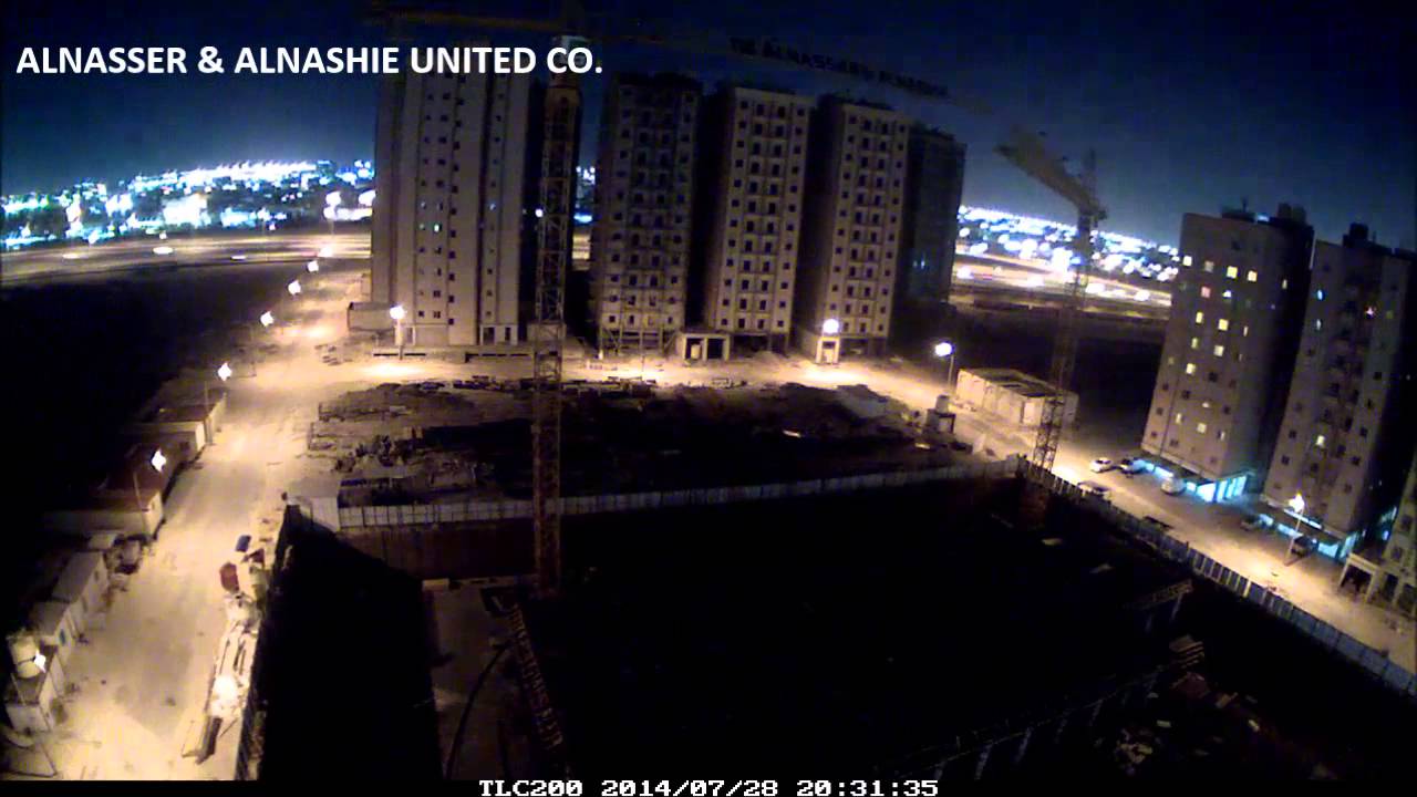 Mahboula Towers Construction Time Lapse - Kuwait - www.nnuc.net - YouTube