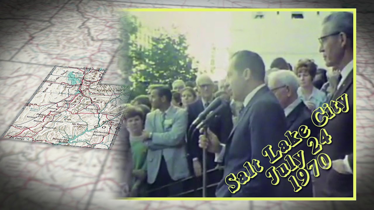 Salt Lake City History Minute - Richard Nixon and Pioneer Day - YouTube