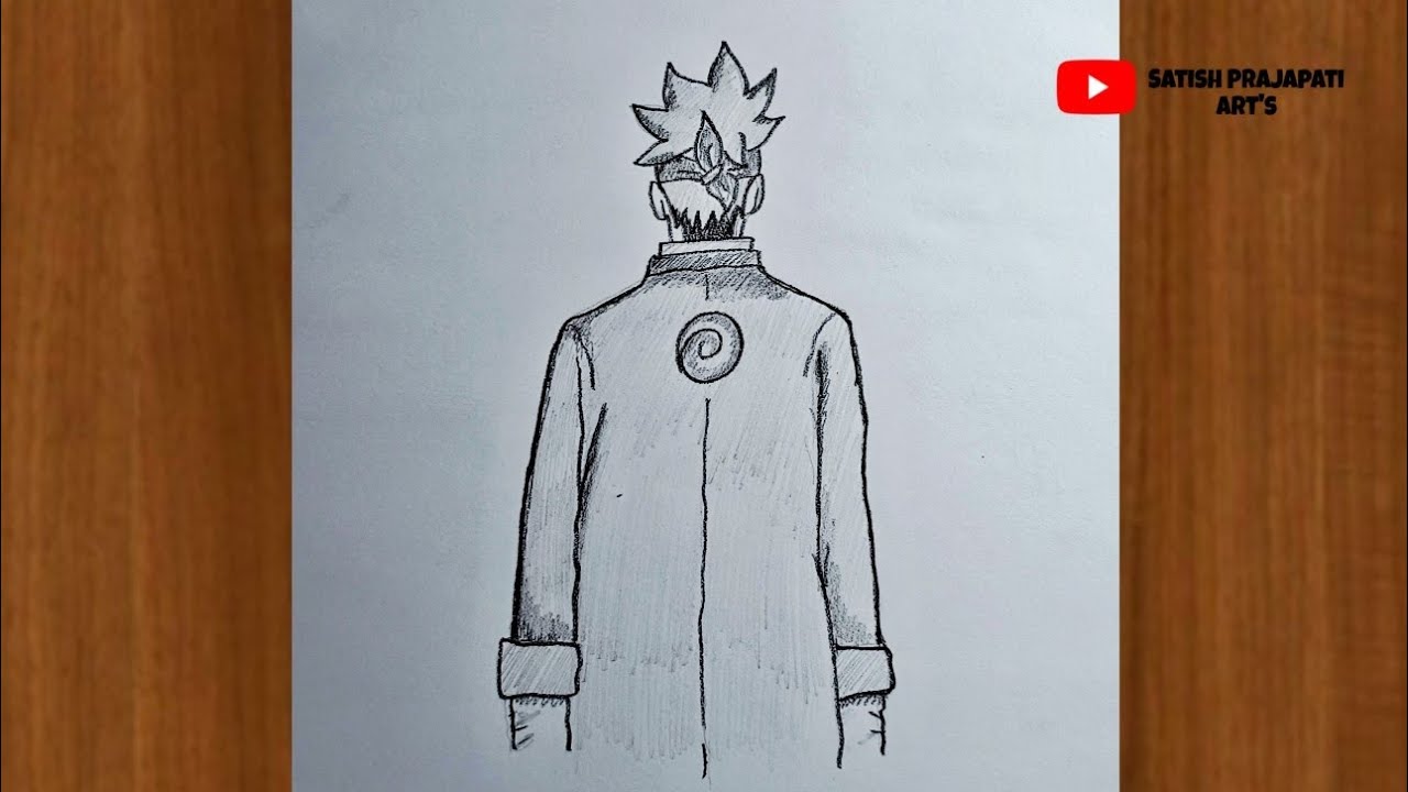 Boruto Uzumaki Drawing || Easy Anime Drawing || Boruto Uzumaki Full ...