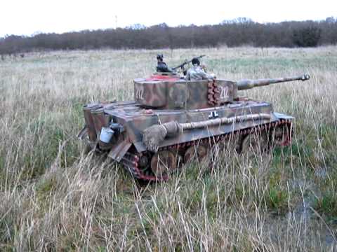 Tiger 1 Tank 1/6 Scale RC by Mark-1-Tank - #2 - YouTube