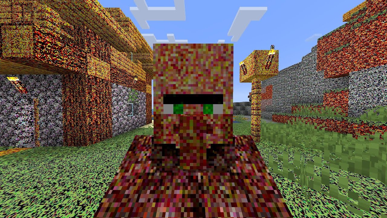 Minecraft, But It's Deep-Fried - YouTube