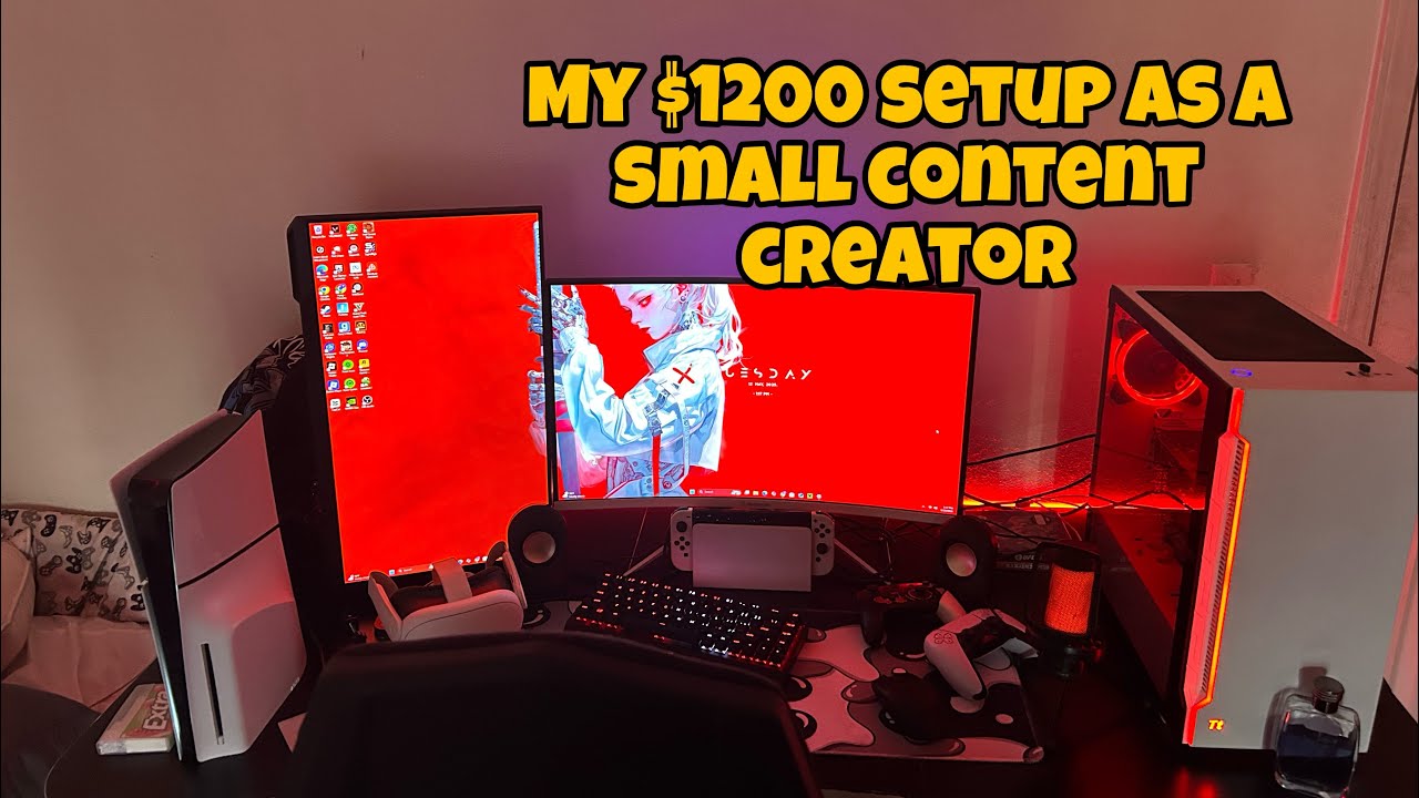 My $1200 setup as a small content creator just beginning YouTube ...