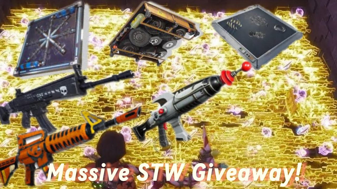 Fortnite save the world giveaway! Inventory fills!#Savetheworld #STW # ...