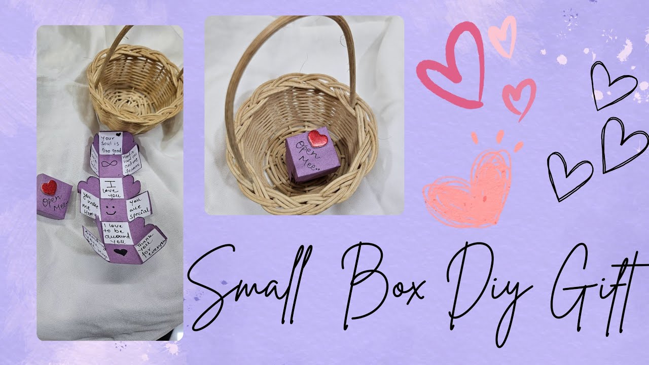 DIY Small Box Card Gift for Valentine’s Day 💌 | Easy & Unique Handmade ...