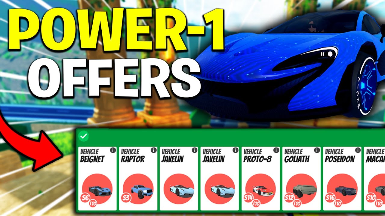WOW! What People Offer For The POWER-1 in Roblox Jailbreak Trading ...