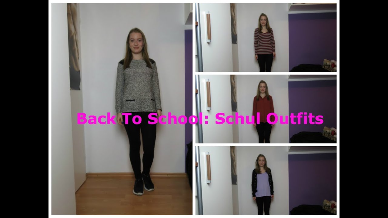 Back To School: Schul Outfits - YouTube