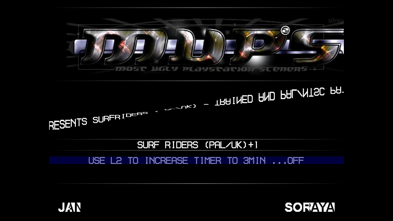 💿 PS1 | MUPS | Surf Riders (UK) | P/N & +1 | 2000-12-24 | MUPS-SR1 ...