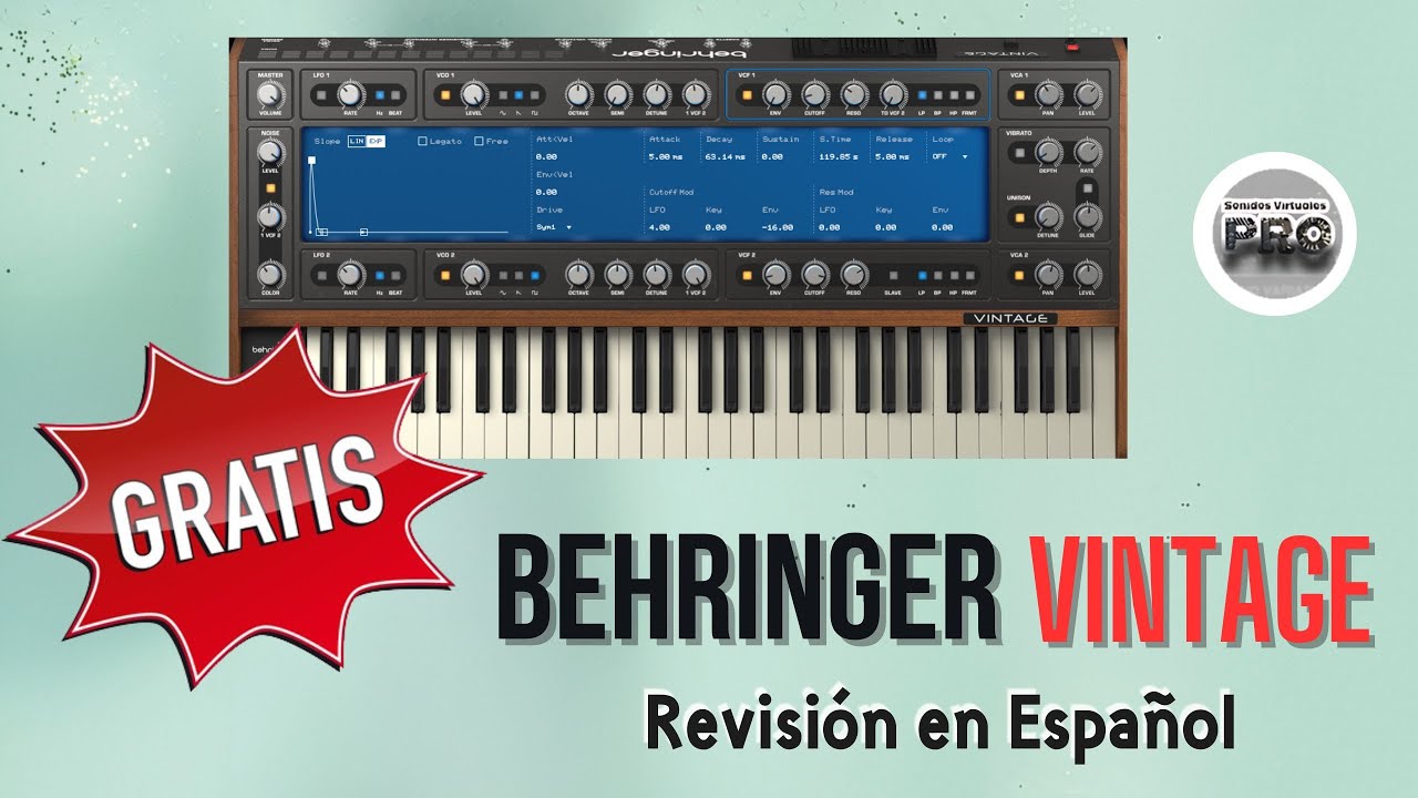 🎹Behringer Vintage🎹 -Revisión en Español- - YouTube