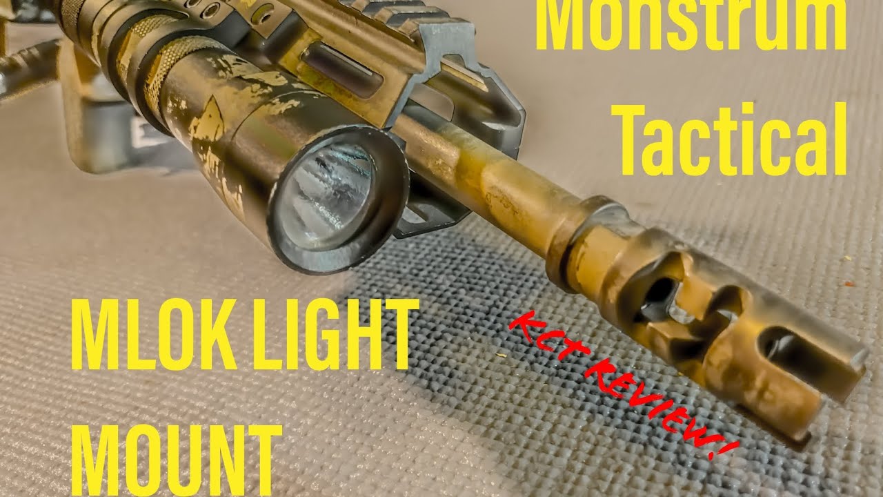 KCT REVIEW: Monstrum Tactical MLOK Light Mount - YouTube