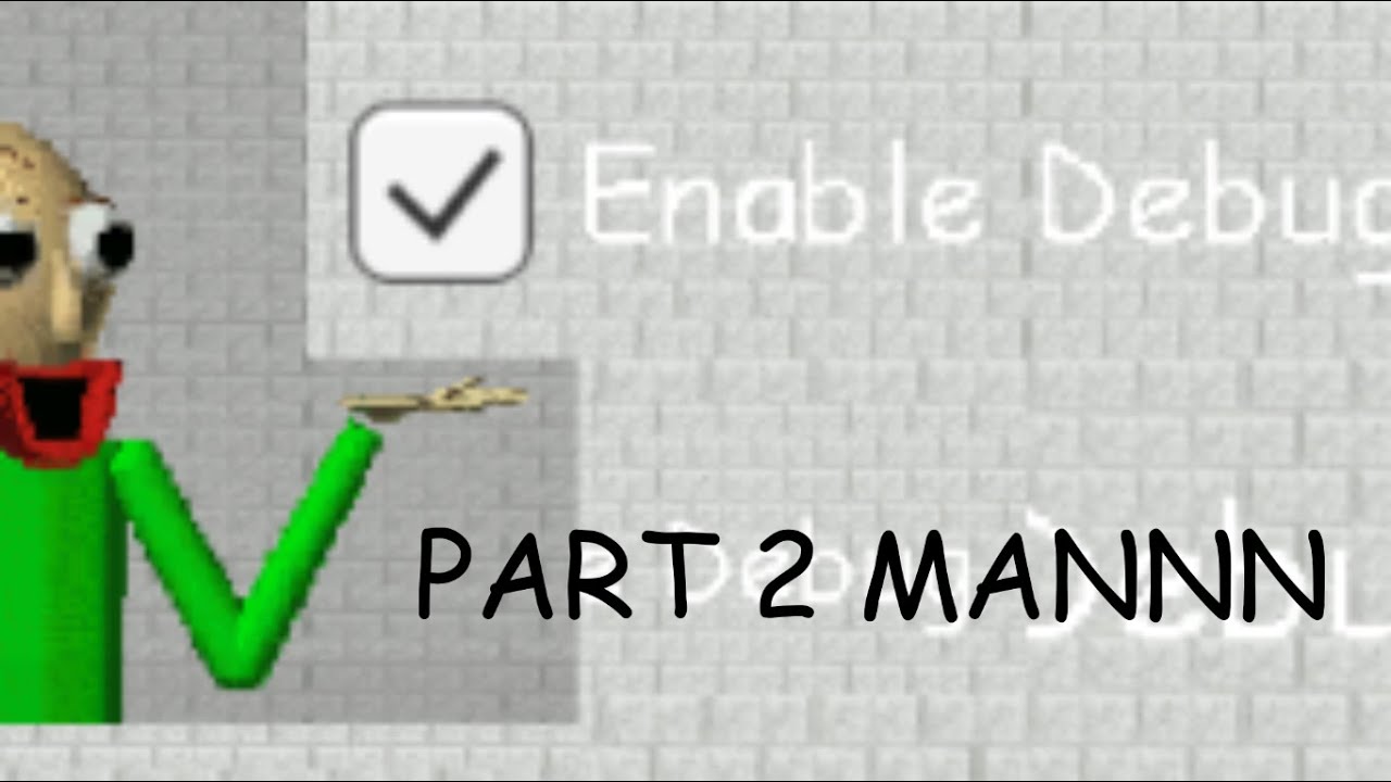 Having fun with debug mode in Raldi's crackhouse (part 2) - YouTube