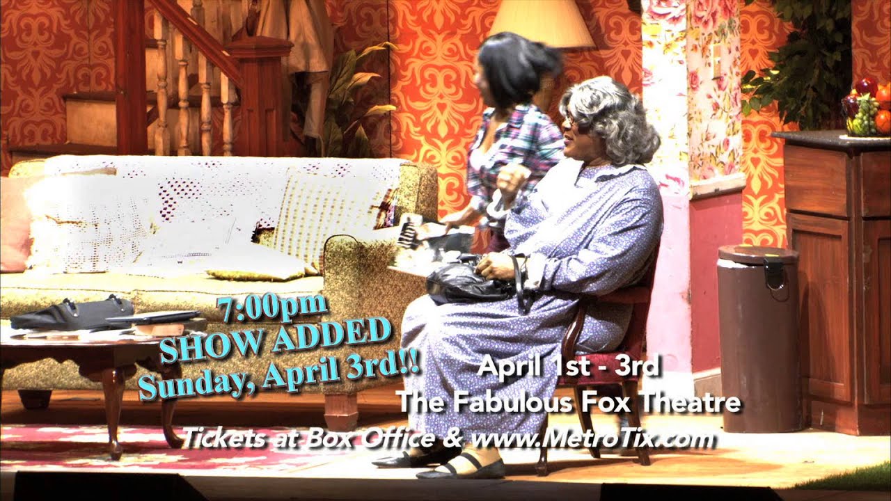 Tyler Perry's Madea On The Run Onstage! - YouTube