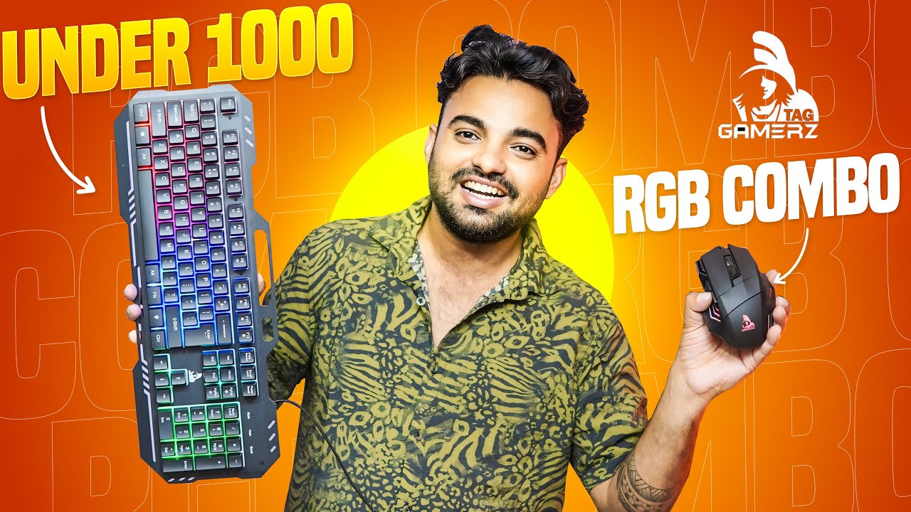 Budget Rgb Keyboard And Mouse combo | Under 1000 Rs | Buy TAG Gamerz ...