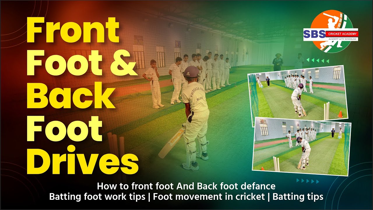 Mastering Front Foot & Back Foot Drives | Batting Footwork Tips ...