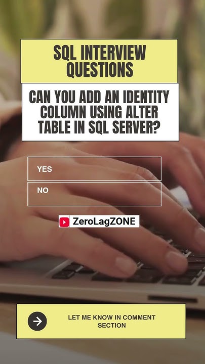 SQL | SQL INTERVIEW 1 | #youtubeshorts #coding - YouTube