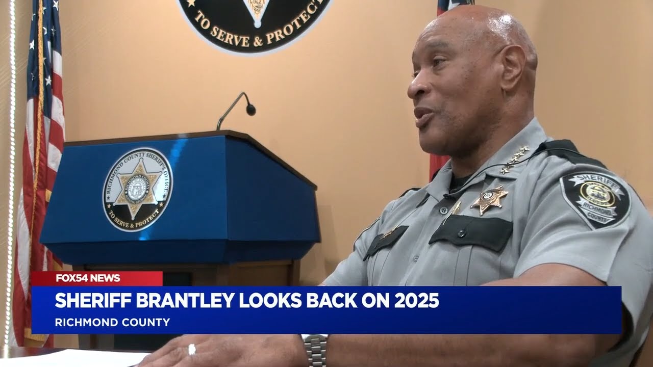 Sheriff Eugene Brantley reflects on one year in office - YouTube