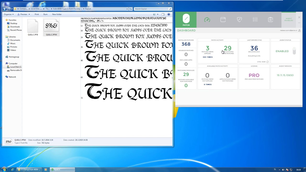 Micropatching Unknown 0days in Windows Type 1 Font Parsing - YouTube