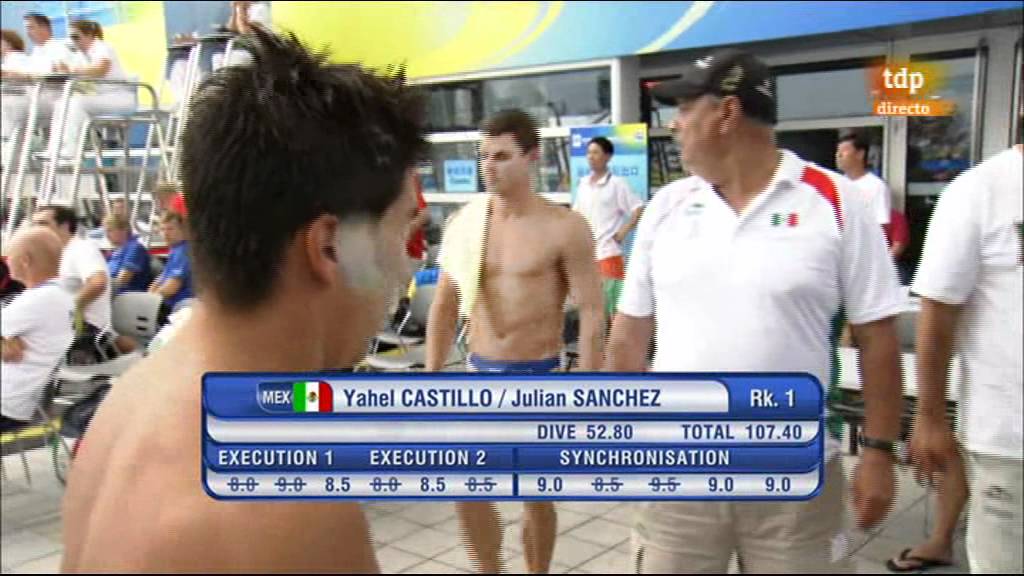 Mens synchronized 3 m springboard final, Diving, Shanghai World ...