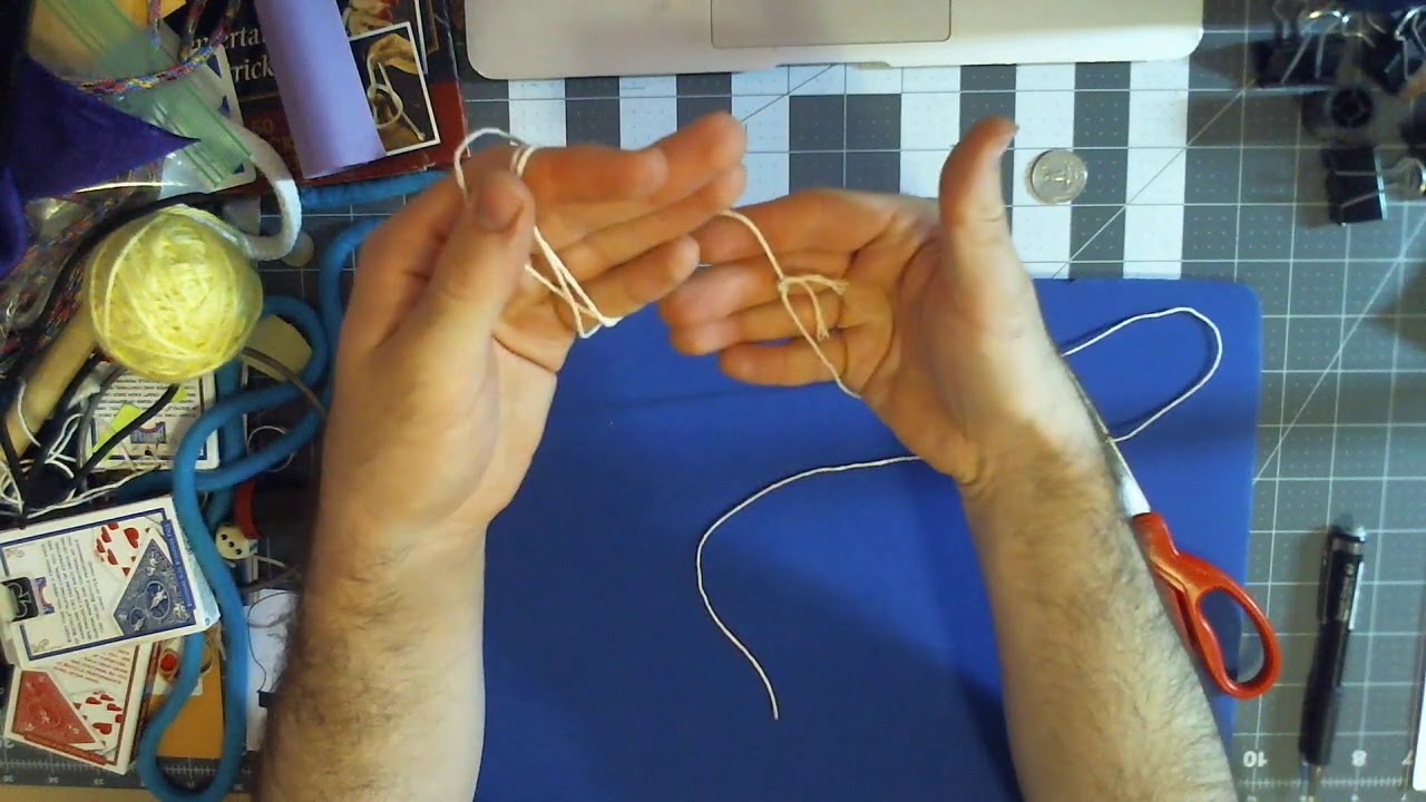 Cut and restored rope trick - YouTube