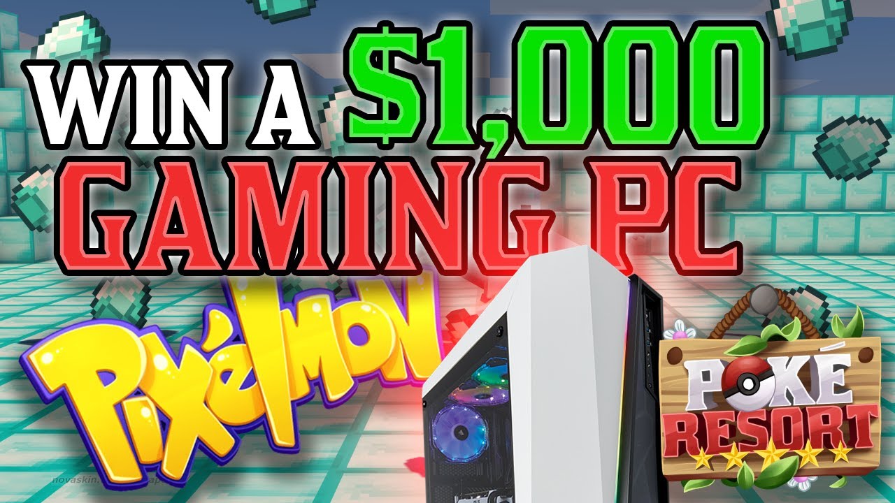 PokeResort $1,000 GAMING PC GIVEAWAY | Minecraft PIXELMON SERVER 8.3.6 ...